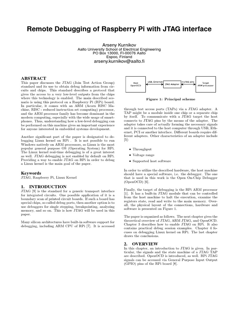 Rpi Jtag | PDF | Booting | Computer Programming