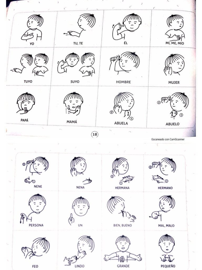 Gestos Lexicales Comunicación Bimodal | PDF