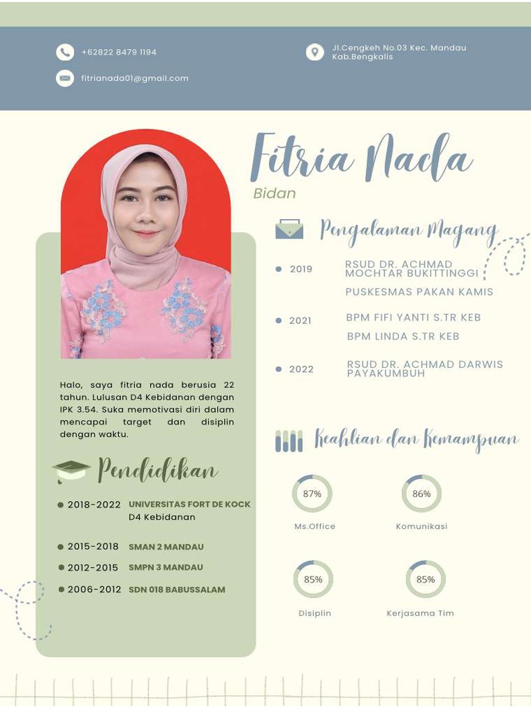 CV Fitria Nada 2 PDF | PDF