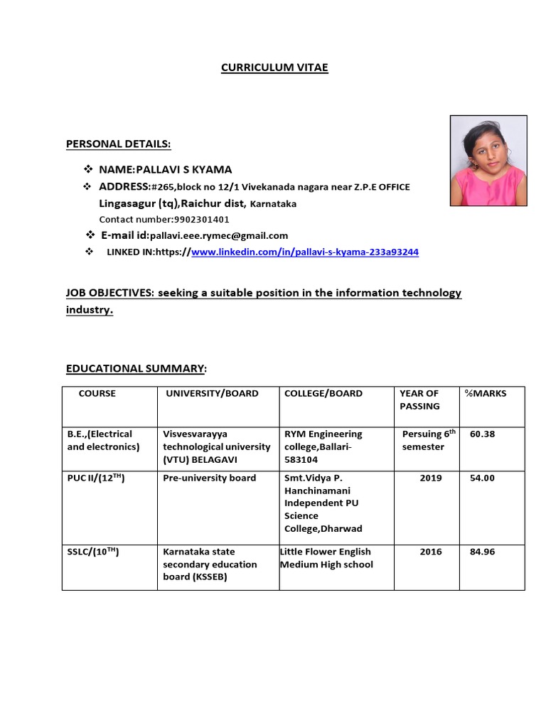 3vc19ee031 - Pallavi S Kyama - Eee | PDF