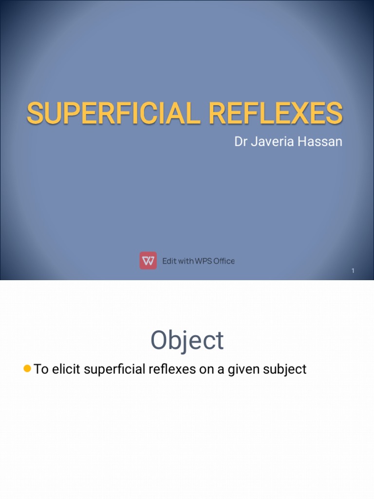 Emailing SUPERFICIAL REFLEXES DR JAVERIA PDF | PDF | Anatomical Terms Of Motion | Nerve