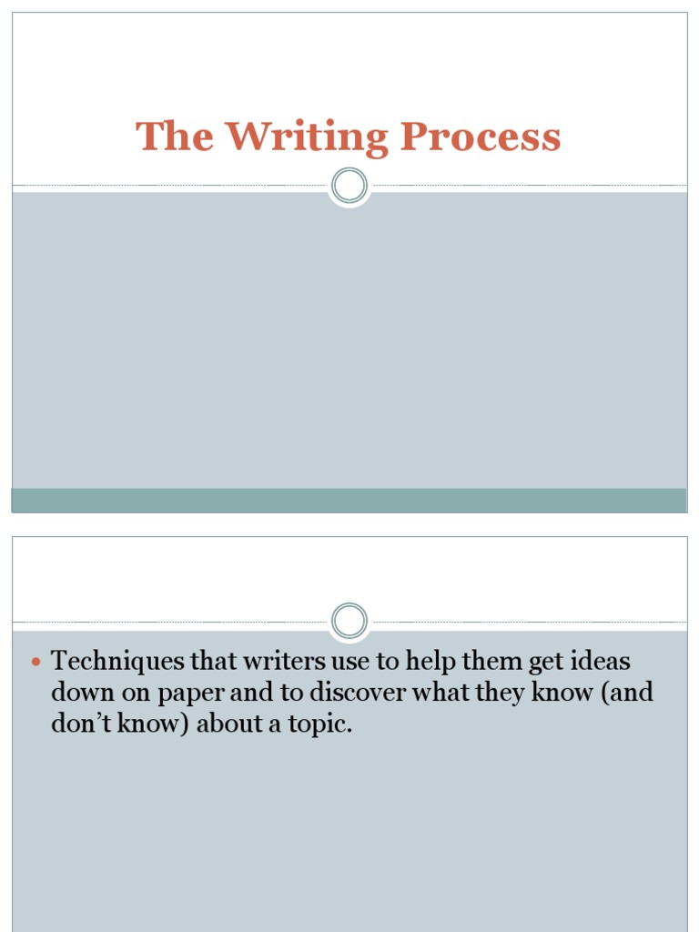 13 Prewriting Techniques PDF | PDF | Writing | Cognitive Science