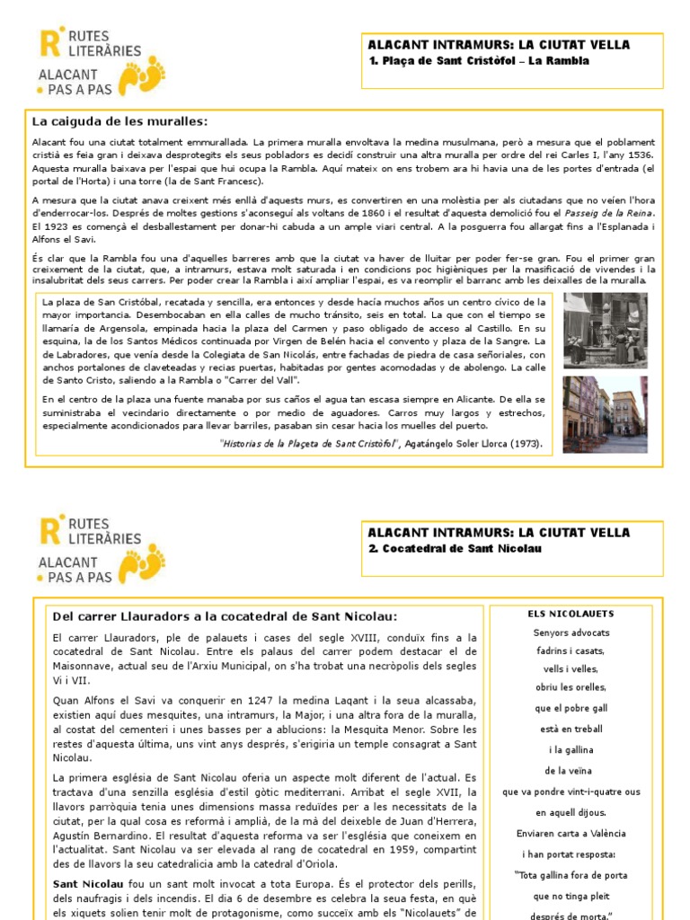 Alacant Pas A Pas | PDF