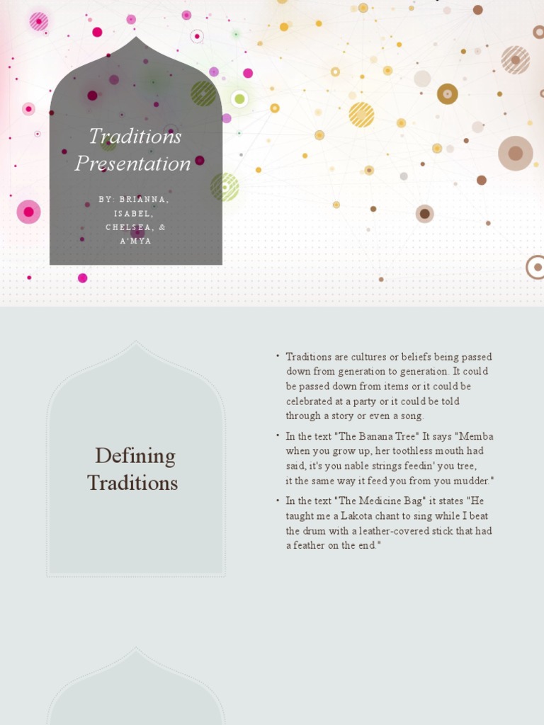 Traditions | PDF