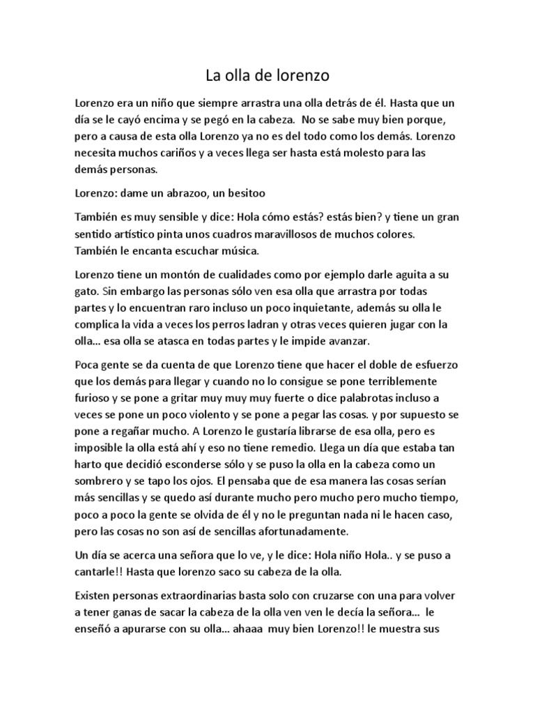 La Olla de Lorenzo | PDF