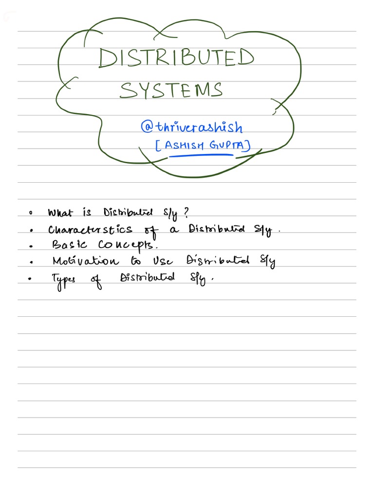 Distributed Systems - System Design Primer Series 02 | PDF
