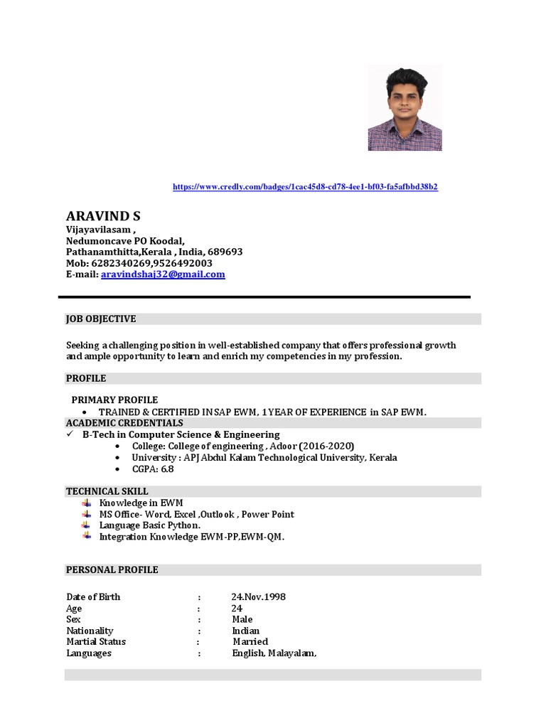 Aravind S Sap-Ewm | PDF | Warehouse | Computing