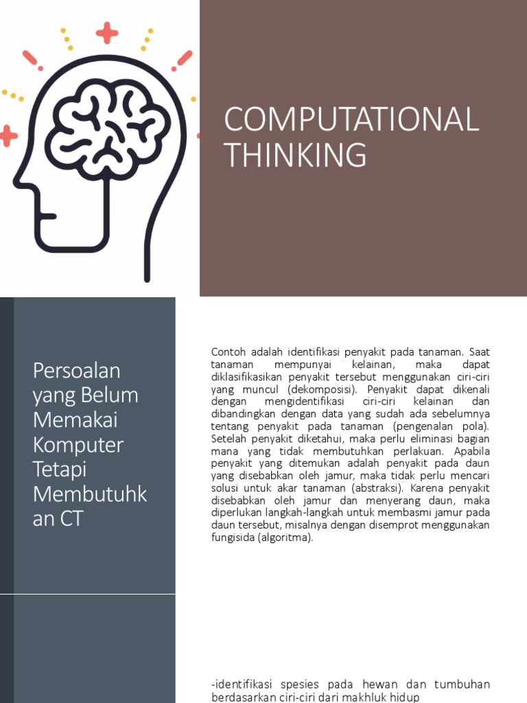Computational Thinking | PDF
