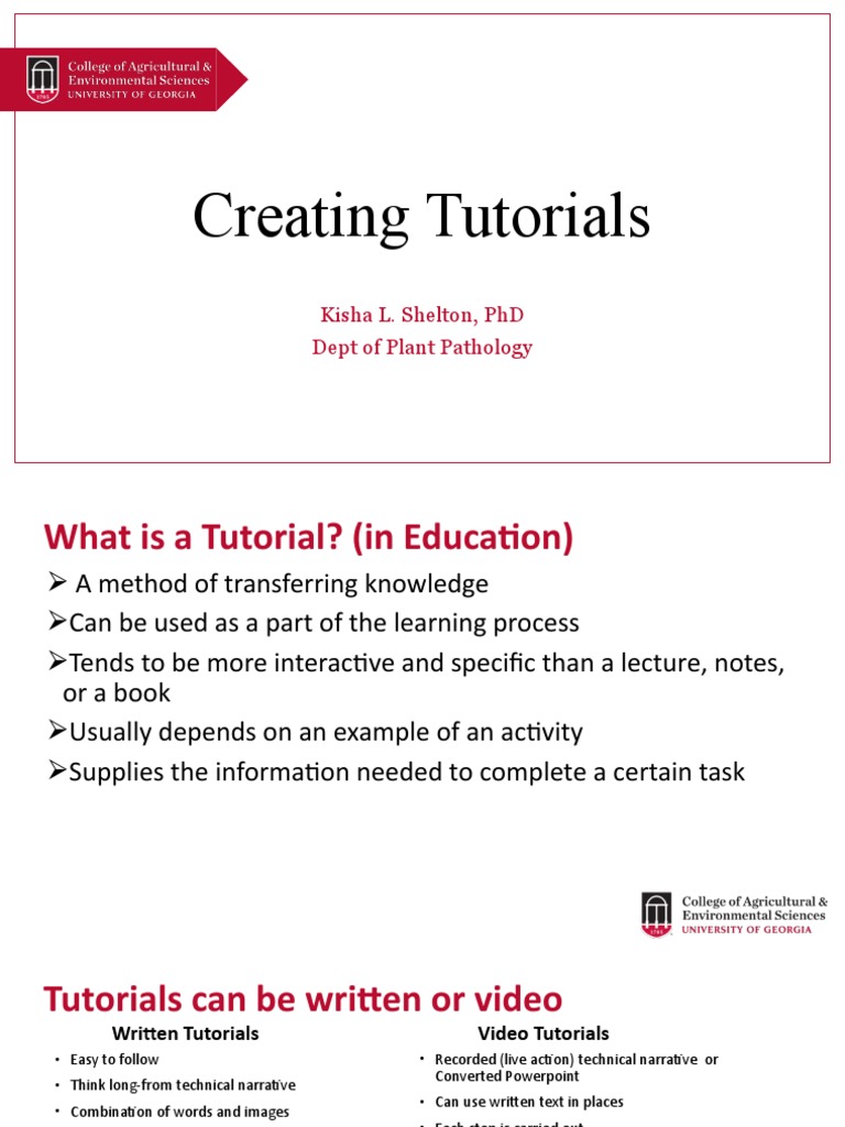 Creating Tutorials 21 | PDF | You Tube | Multimedia