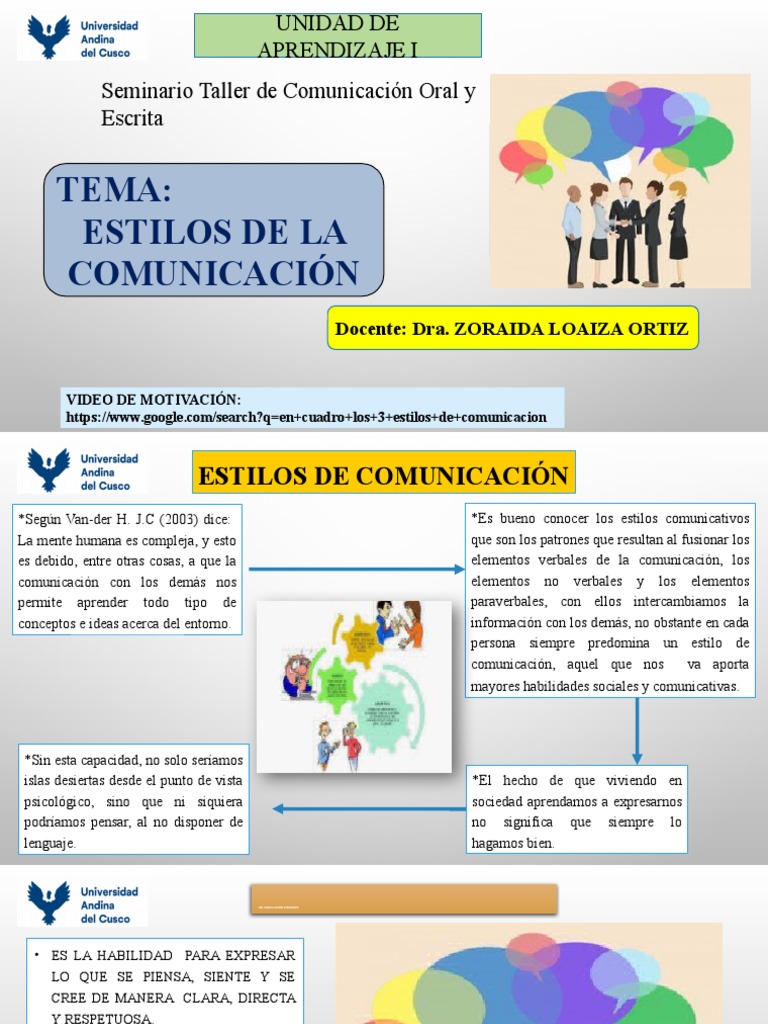 Estilos de Comunicacion | PDF | Comunicación | Aprendizaje