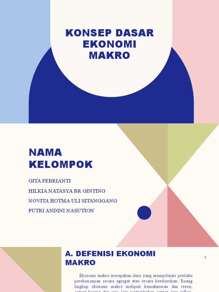 Konsep Dasar Ekonomi Makro | PDF