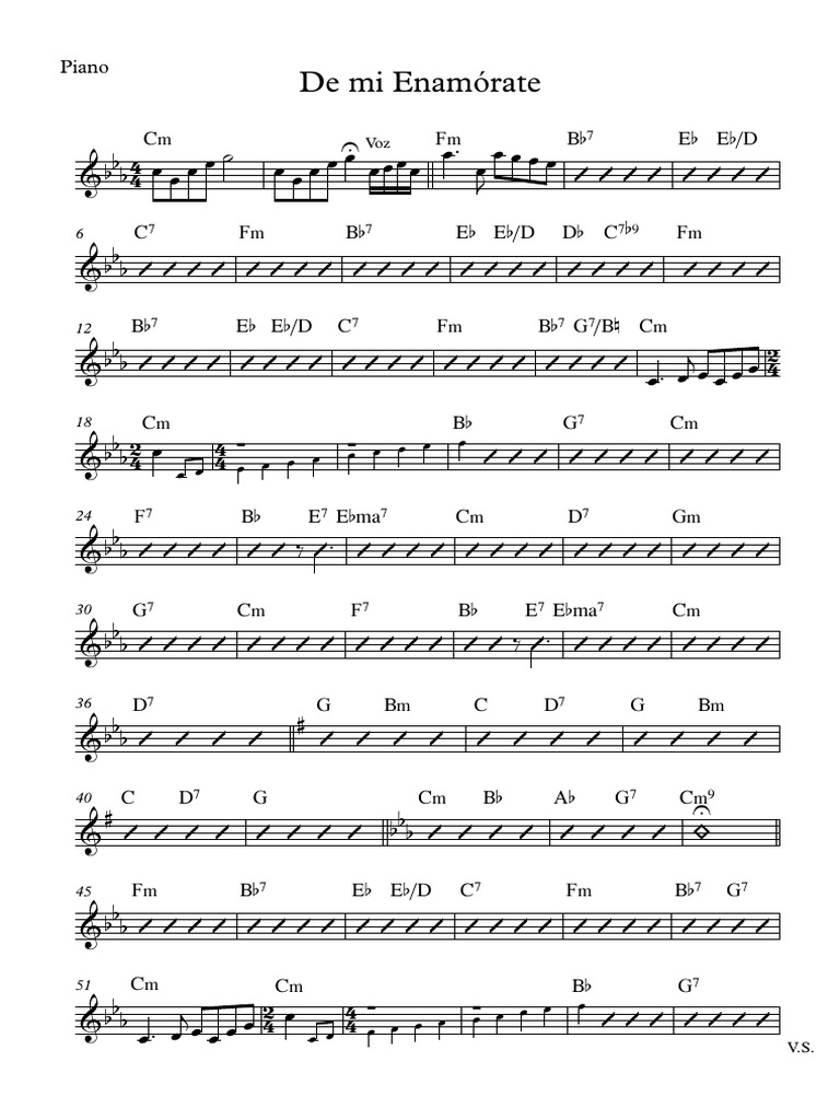 De Mi Enamórate | PDF