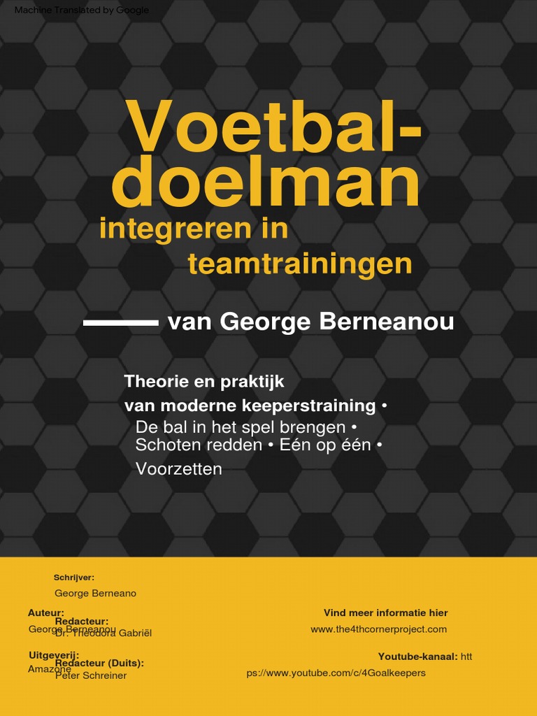 Doelman Integreren in Voetbaltraining - Preview PDF | PDF