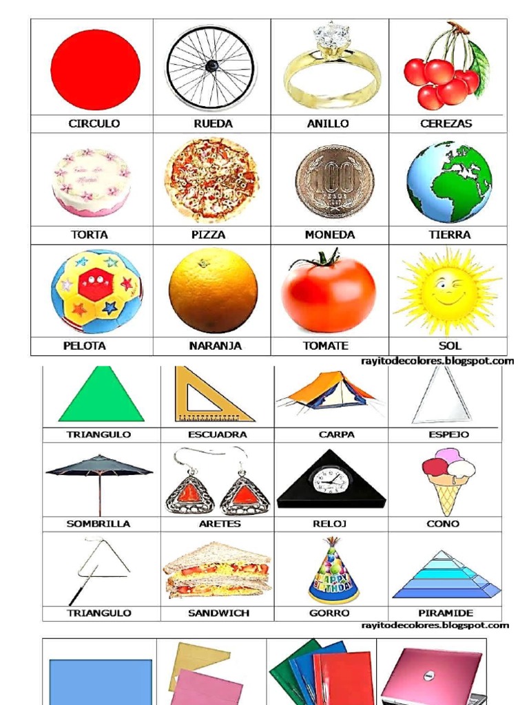Cosas Con Circulo Cuadrado Rectangulo Triangulo | PDF