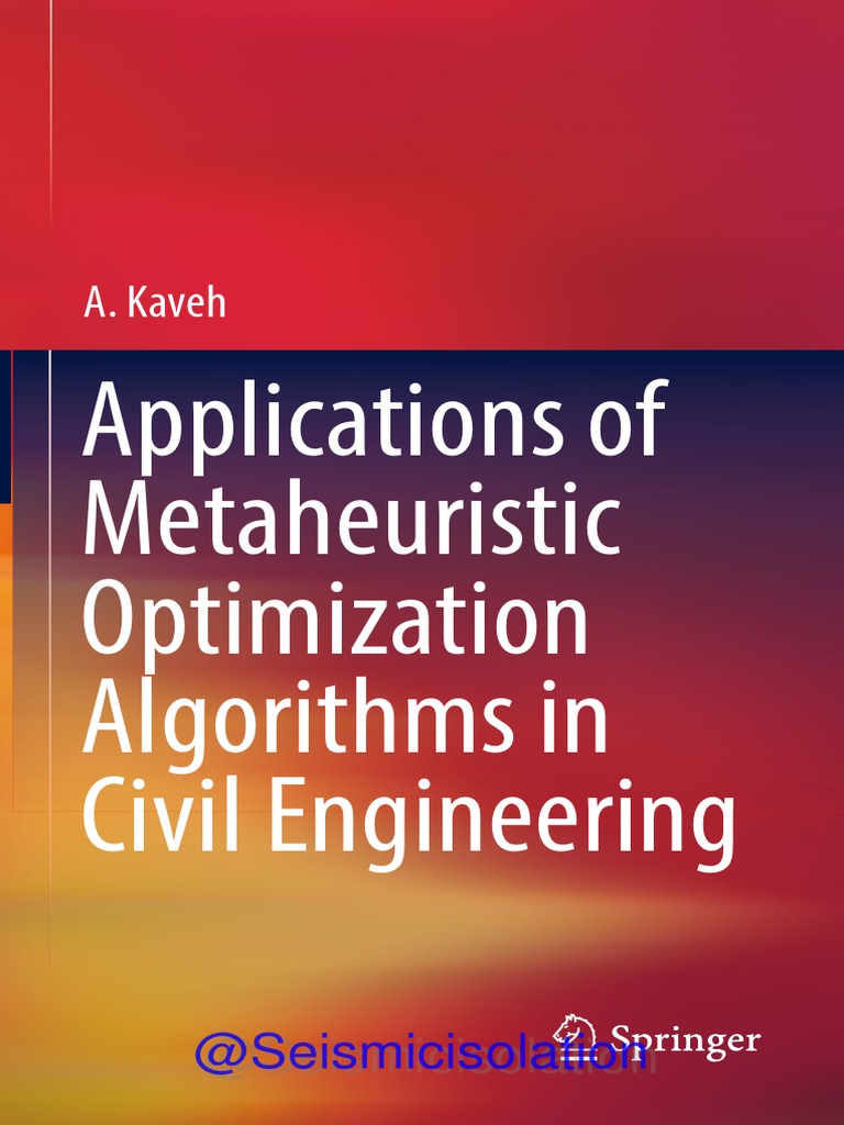Applications Of Metaheuristic Optimization Pdf Pdf Metaheuristic Mathematical Optimization