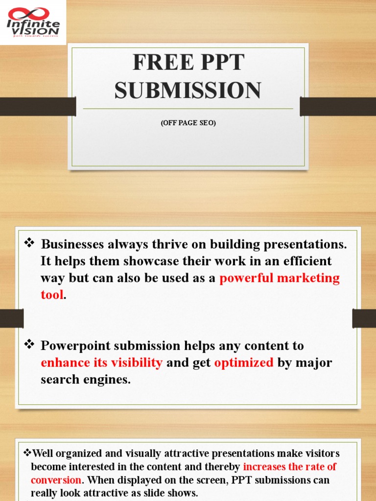 Free PPT Submission | PDF