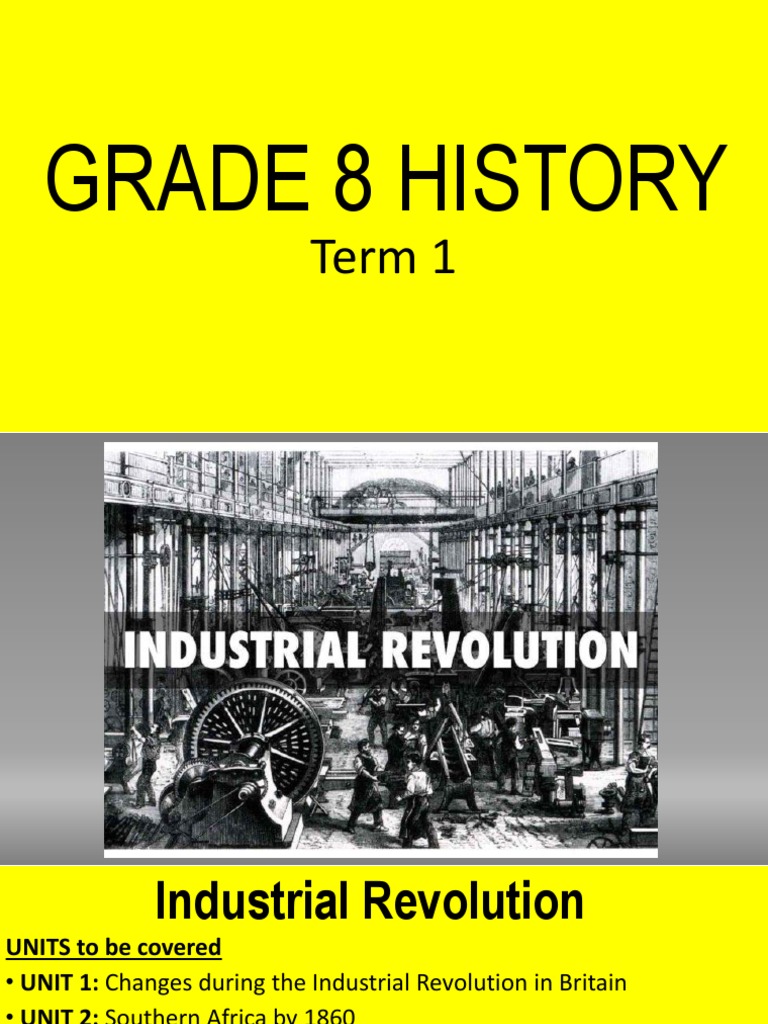 Term 1 PDF | PDF | Industrial Revolution | Colony Of Natal