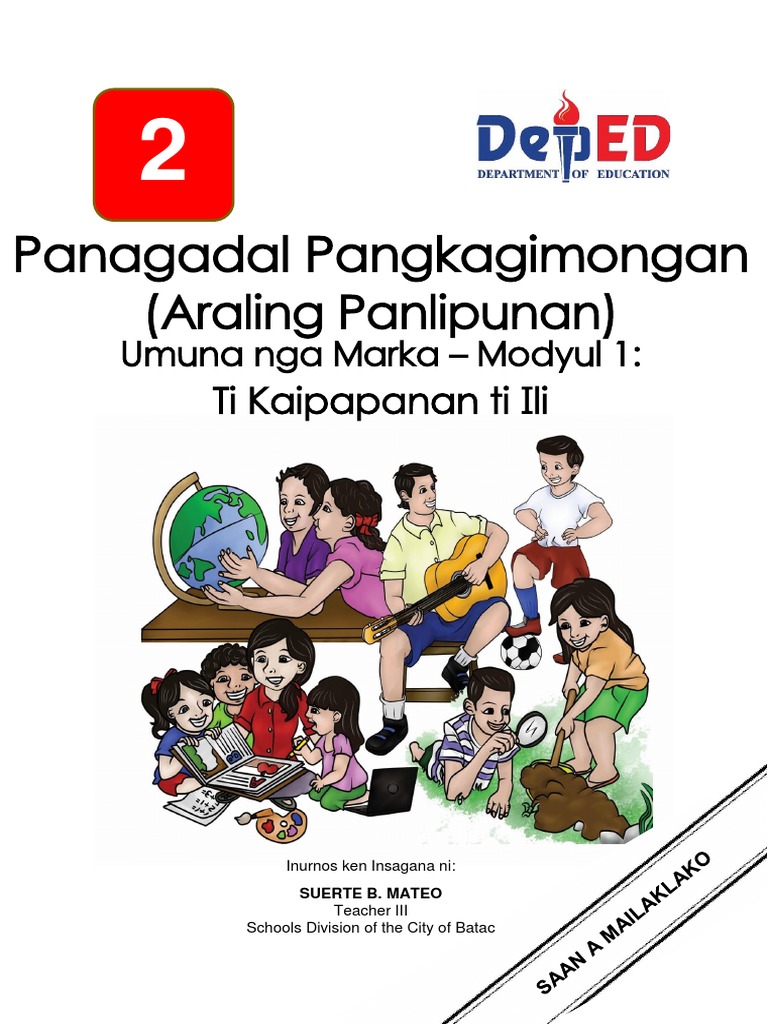 FINAL AP - Q1week1 - Ang Konsepto NG Komunidad PDF | PDF