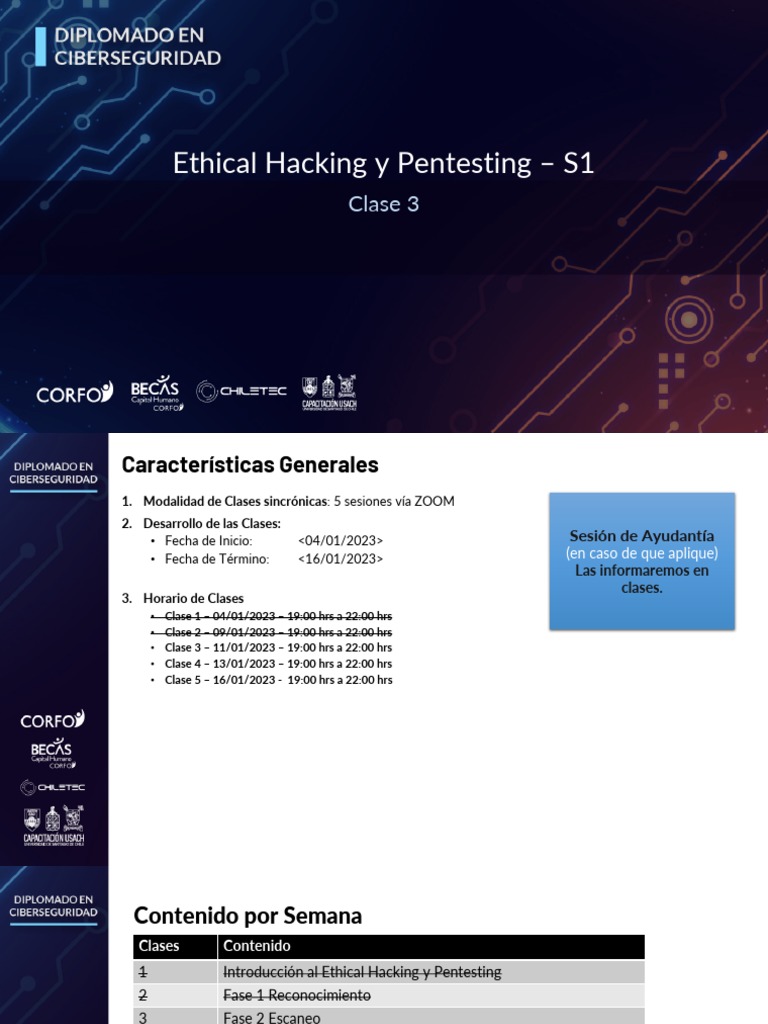 Ethical Hacking y Pentesting - S1 - C3 | PDF | Modelo osi | Red de ...