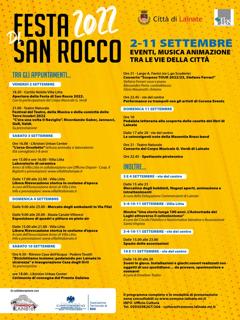 Manifesto Lainate S Rocco 2 | PDF
