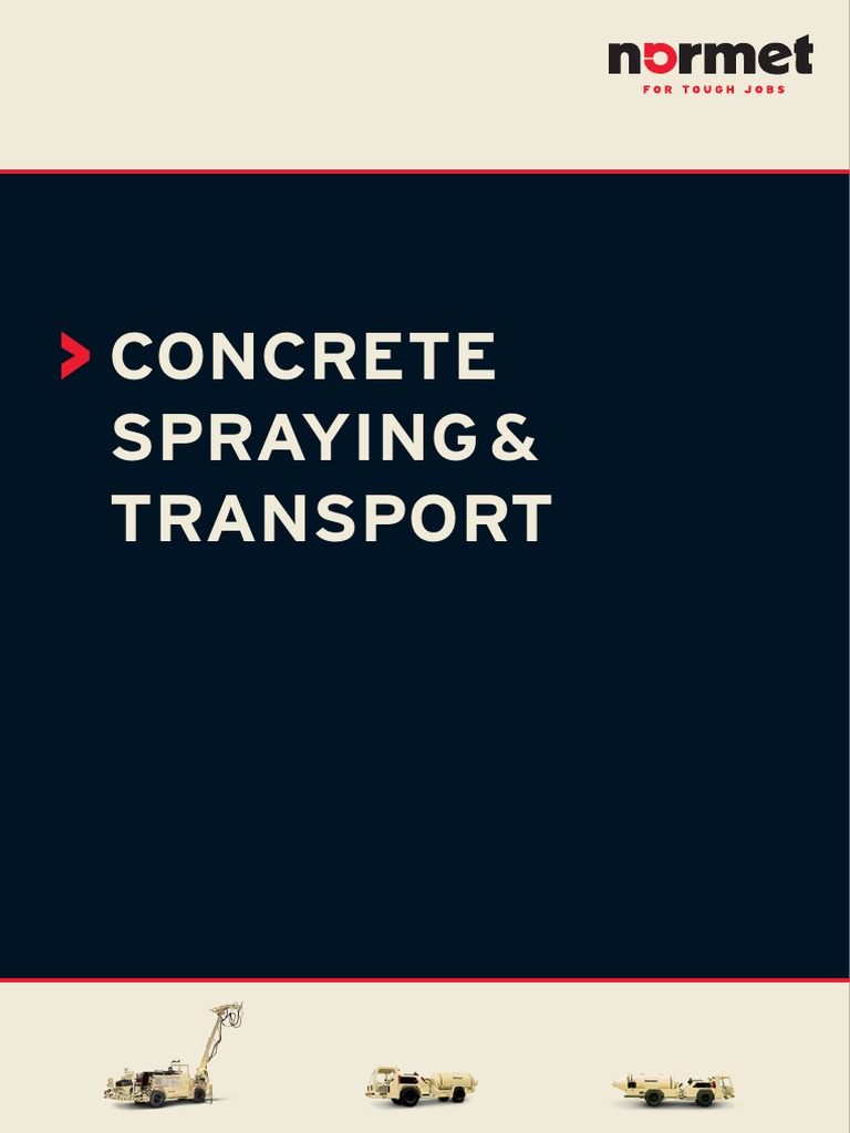 Normet ConcreteSpraying Transport 110415 | PDF | Length | Concrete