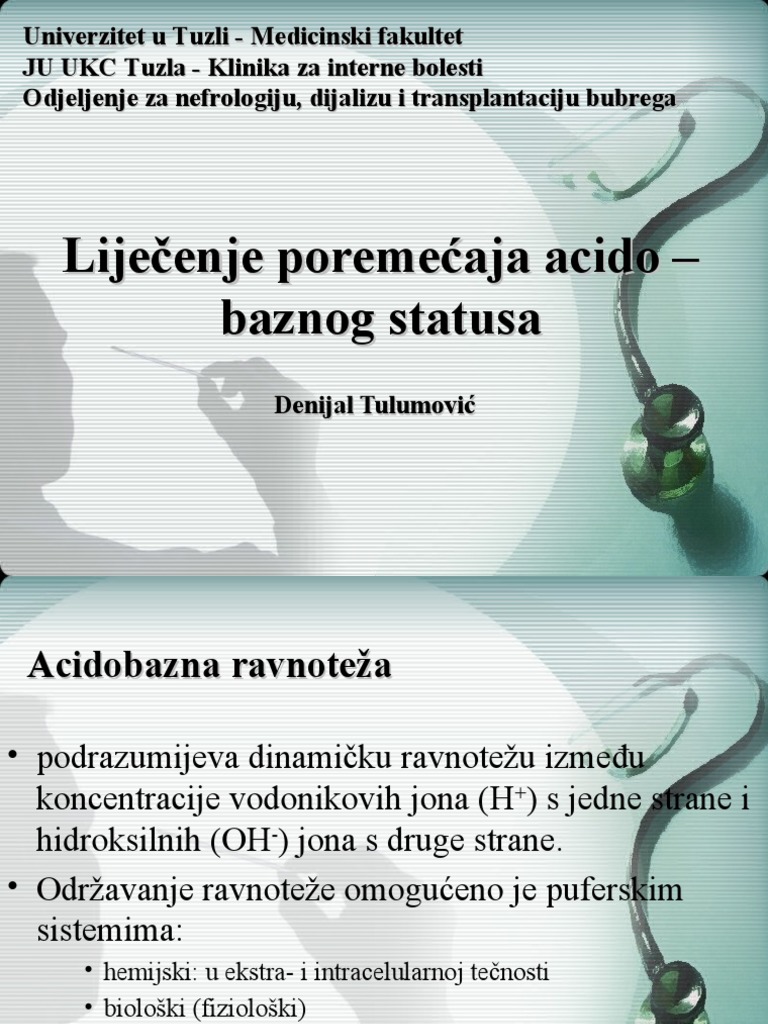 Acido - Bazni Status (ABS) 3 | PDF
