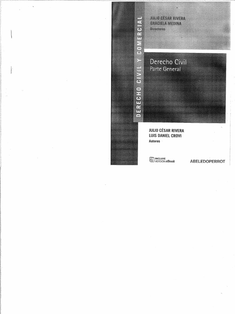 Rivera - Derecho Civil Parte General - 2016 PDF | PDF