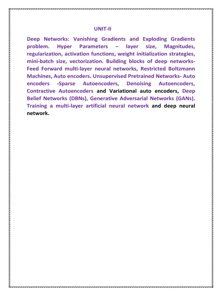 Deep Learning Fundamentals: Understanding Key Concepts Related to Deep Neural Networks ...