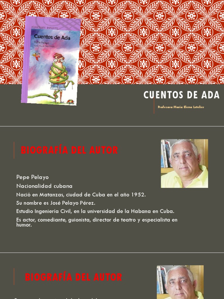 Cuentos de Ada Pepe Pelayo 1 PDF | PDF