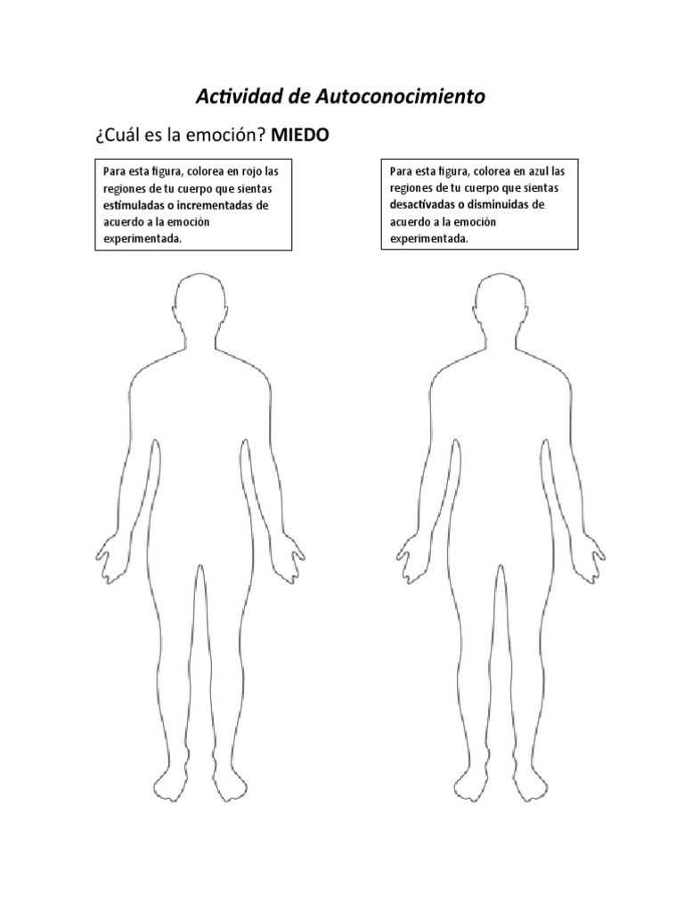 Actividad de AUTOCONOCIMIENTO | PDF