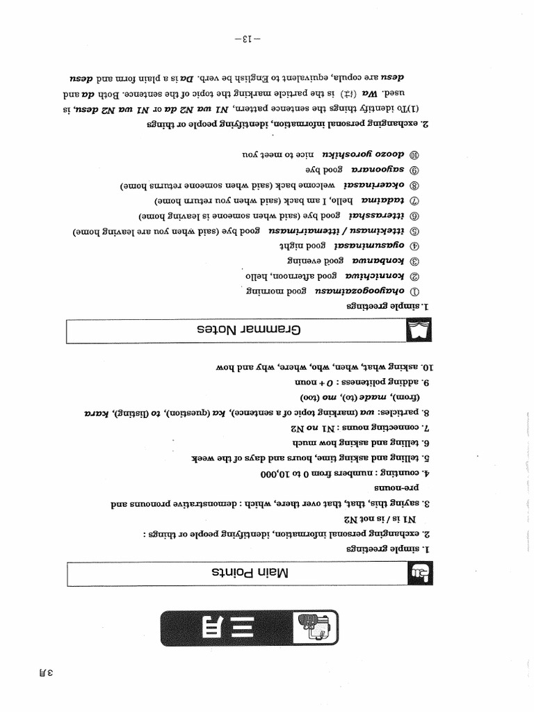 Japanese in High School Life Textbook | PDF