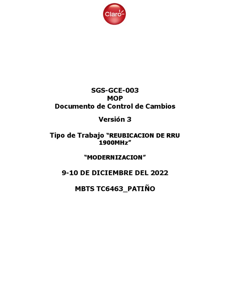 Mop Swap - MBTS - TC6463 - Patiño | PDF