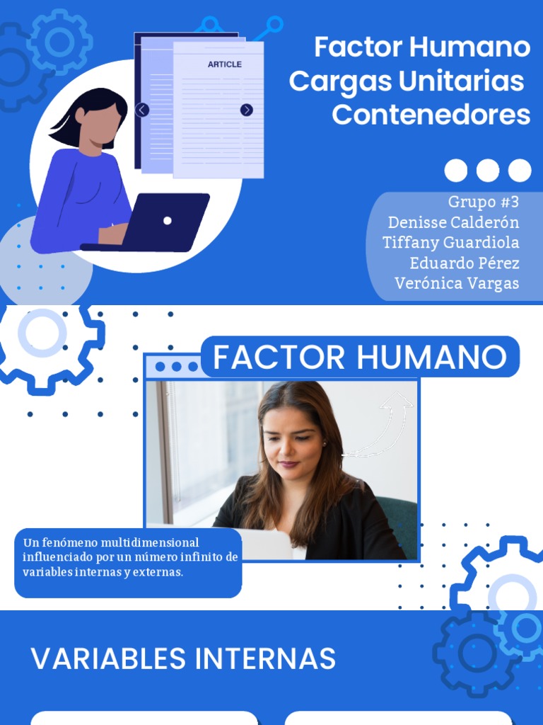 Factor Humano Cargas y Contenedores | PDF | Gestión de recursos humanos