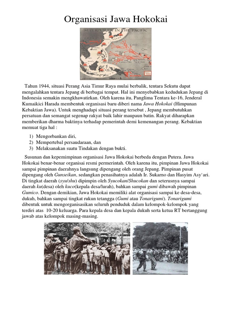 Organisasi Jawa Hokokai | PDF