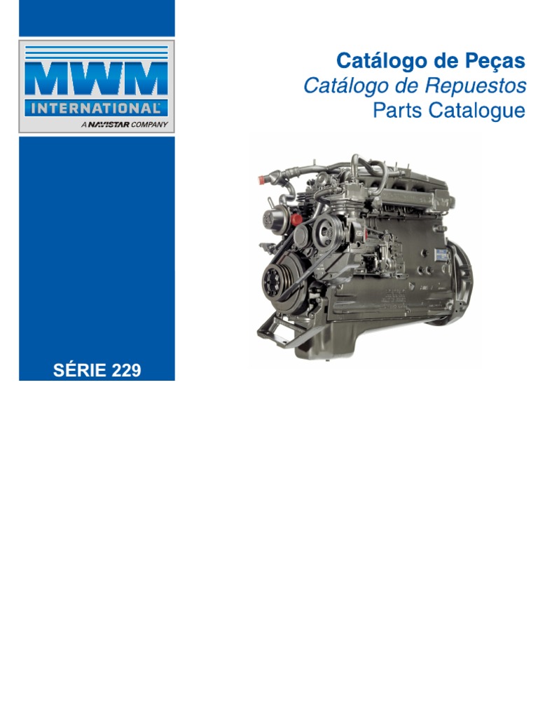 Catalogo MWM CP - X229 - 1 | PDF | Motores | Bomba