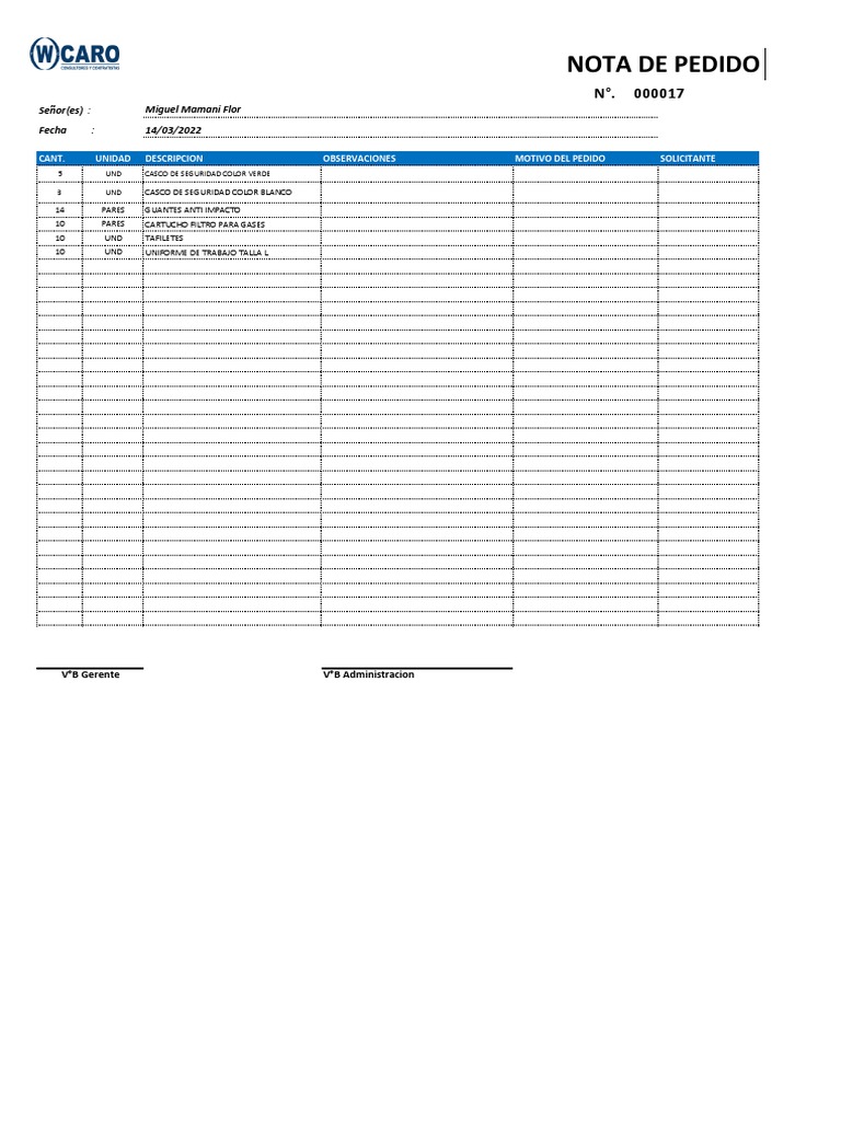 Epp - Faltante Por Completar | PDF