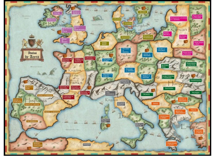 Mapa de Feudos Europeos | PDF