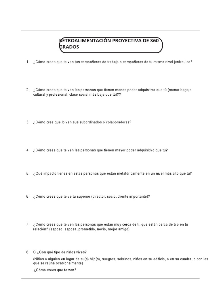FEEDBACK+360+GRADOS.docx | PDF