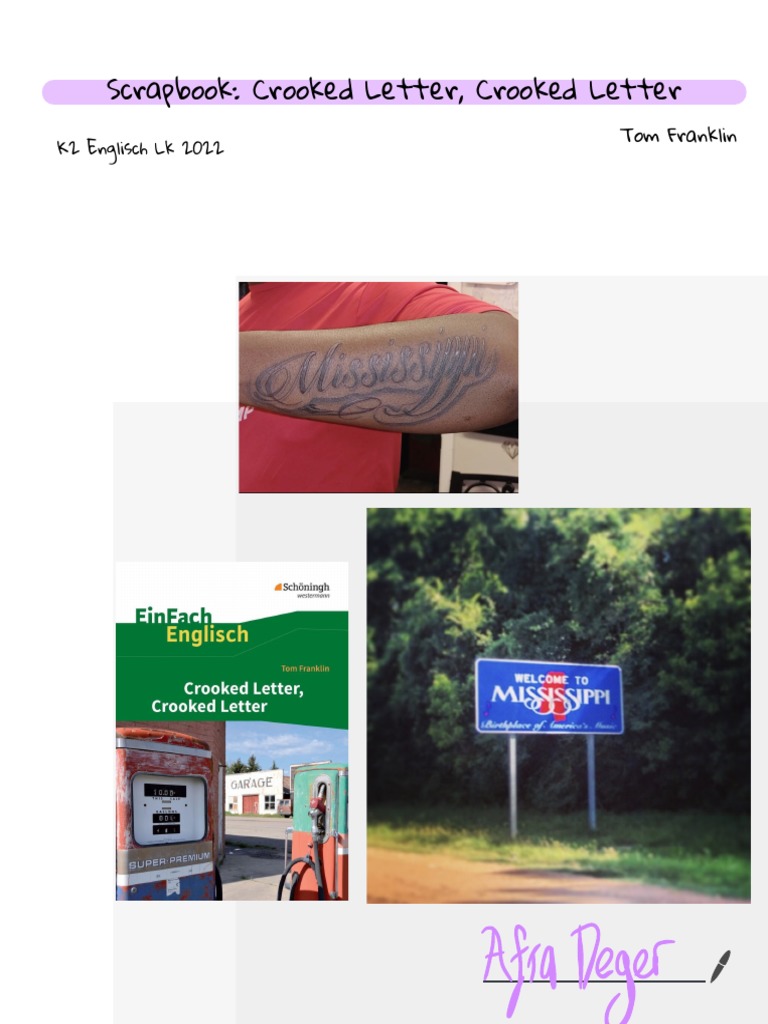 Scrapbook Crooked Letter Crooked Letter | PDF | Southern United States ...