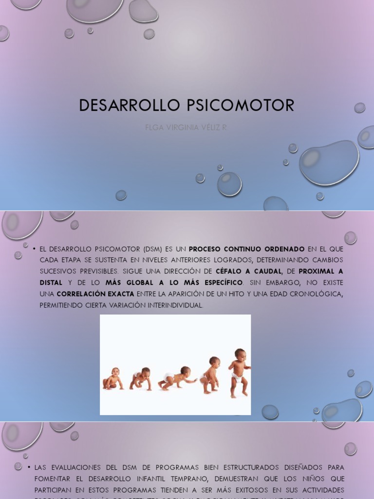 Desarrollo Psicomotor | PDF | Pensamiento | Teoría de apego