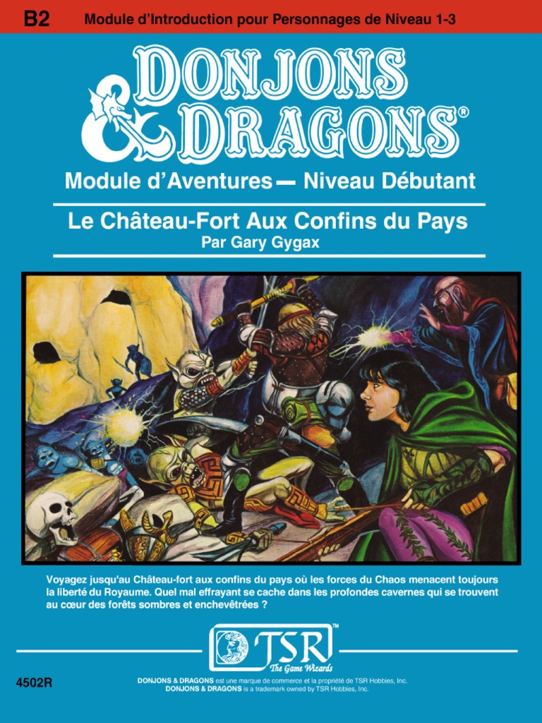 Module B2 - Le Château-Fort Aux Confins Du Pays (Moldvay) PDF | PDF ...