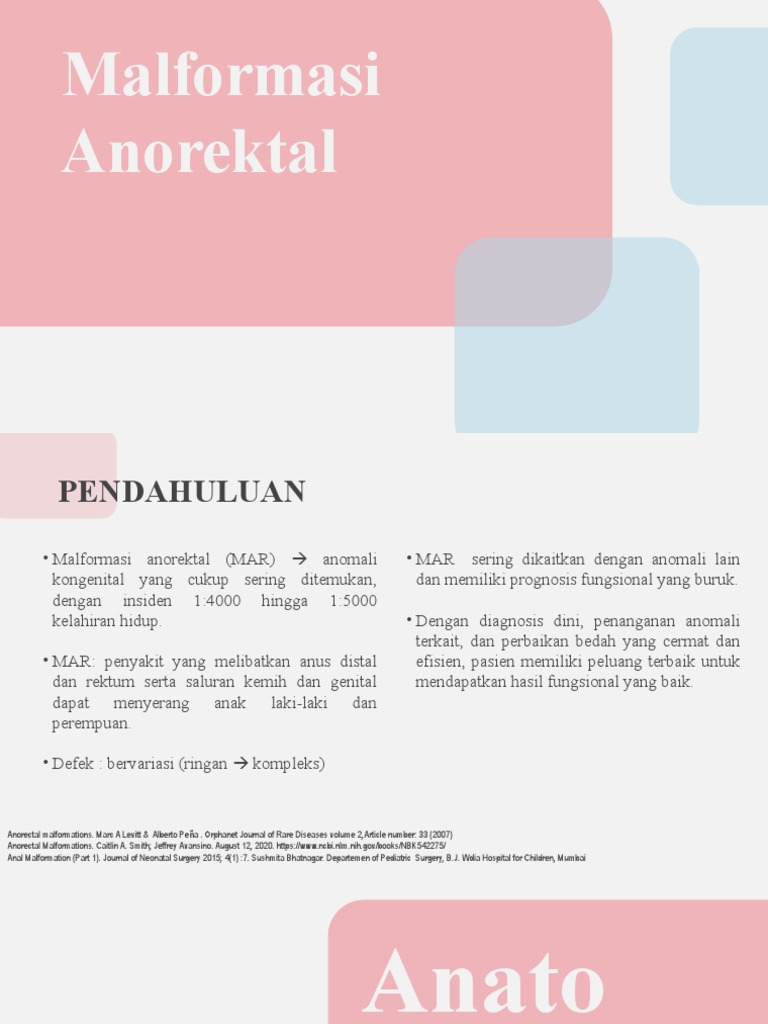 Malformasi Anorektal | PDF