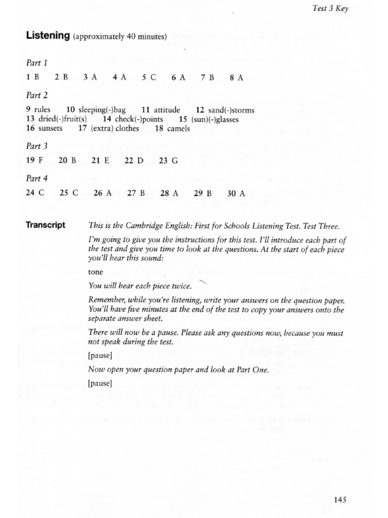 Listening Script PDF | PDF