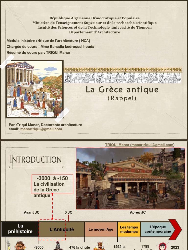 Histoire de la Grèce antique | PDF | Classicisme | Conception ...