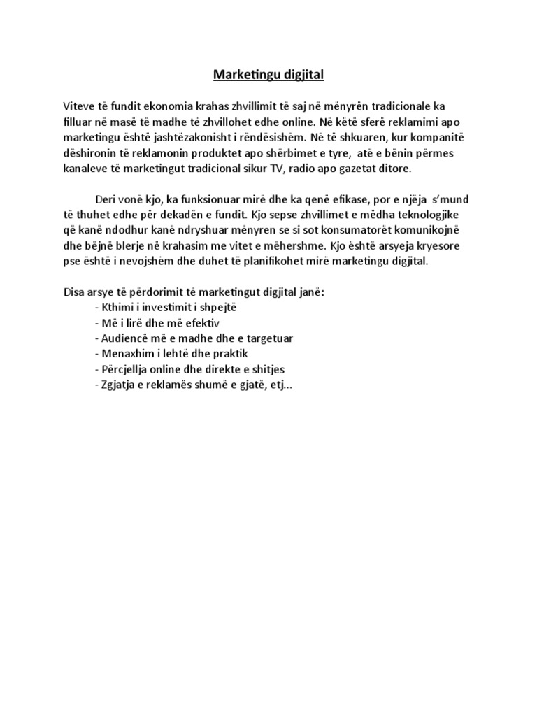 Marketingu Digjital | PDF