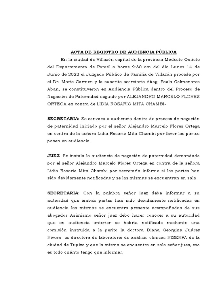 Acta 2 y 3 Editado Fin | PDF