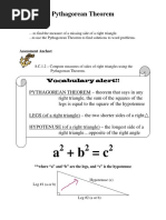 Pythagorean Theorem Guide | PDF | Triangle Geometry | Elementary Geometry
