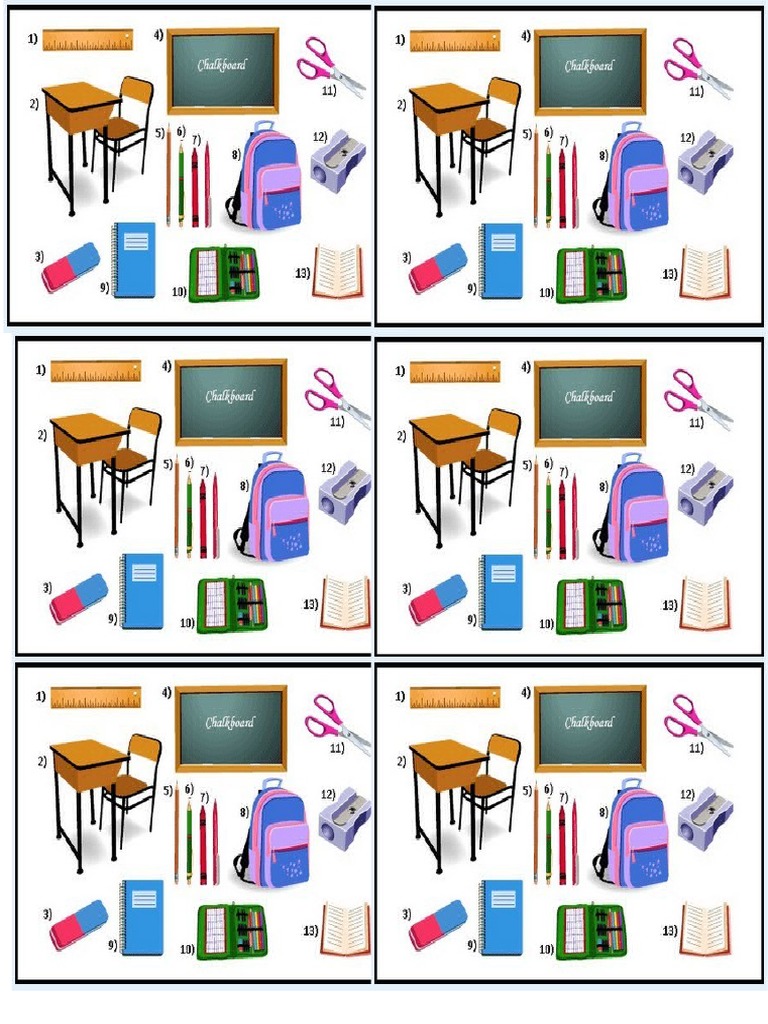 School Objects | PDF
