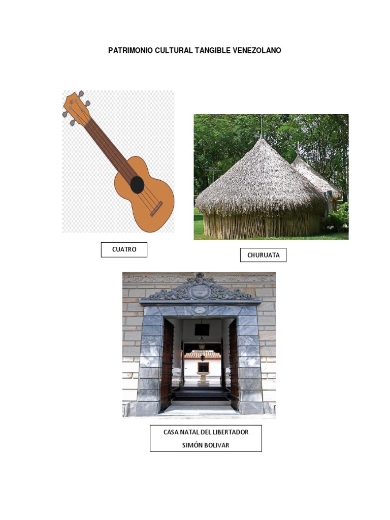 Patrimonio Cultural Tangible e Intangible Venezolano | PDF