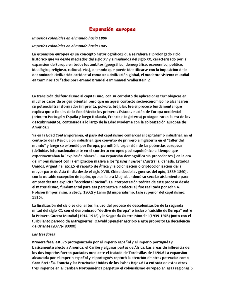 Expansión Europea | PDF